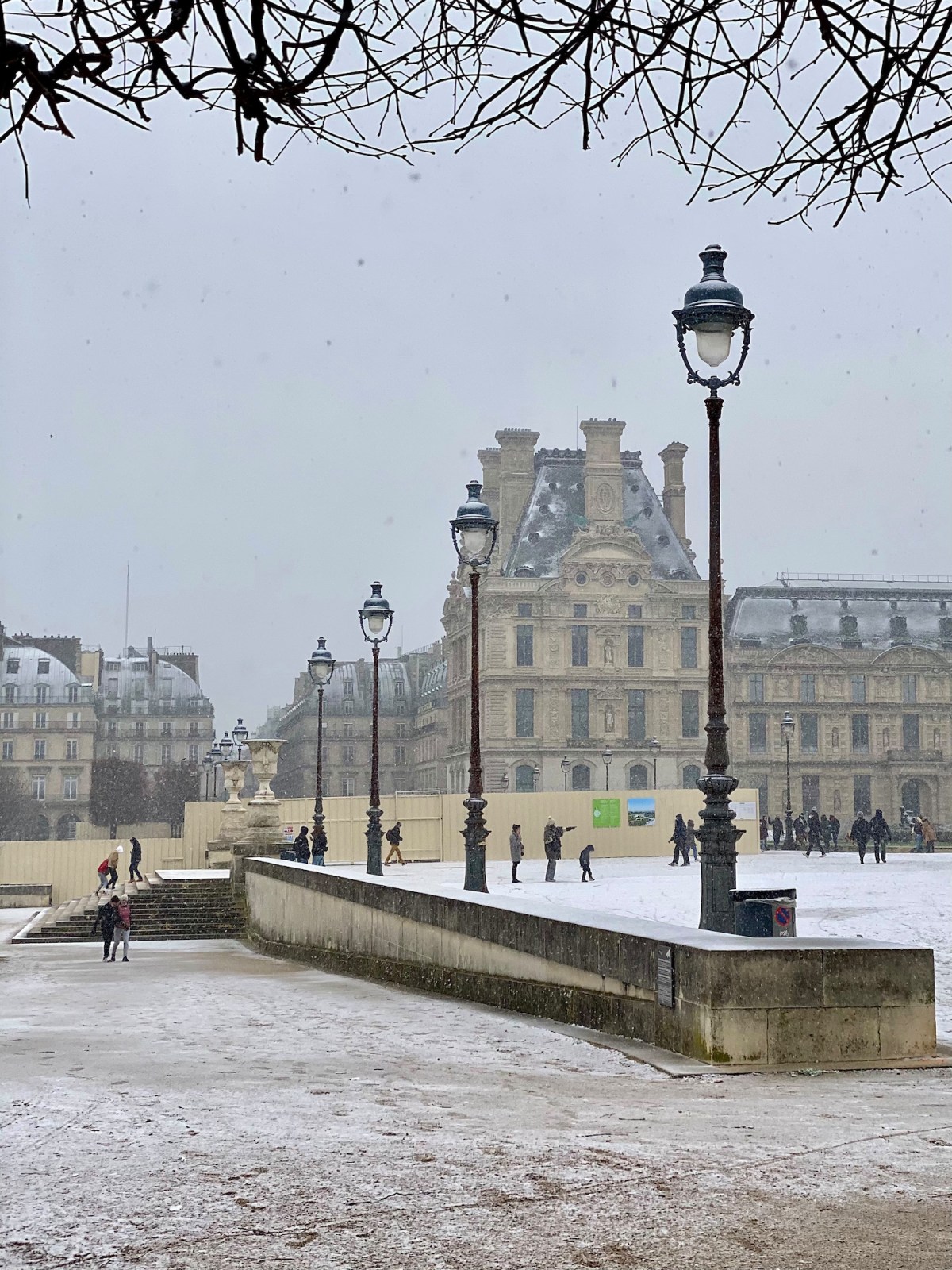 A Walk Through Paris in the Snow - Snow in Paris - Landen Kerr